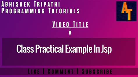 class example in jsp part 8 jsp tutorial call java