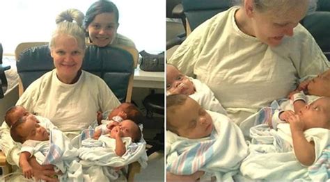 42 Year Old Mom Who Thinks Shes Having Triplets Ends Up Having