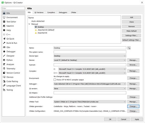 use qt creator to build c samples in windows — zivid knowledge base