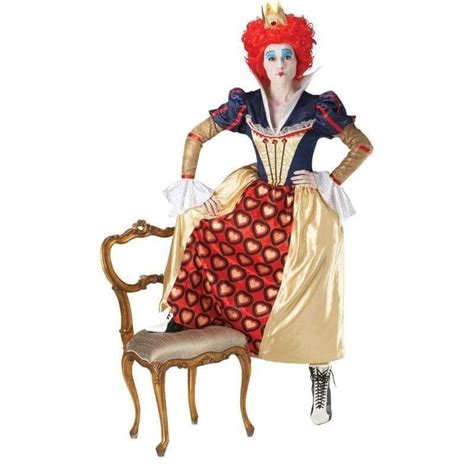 Red Queen Of Hearts Adult Alice In Wonderland Costume