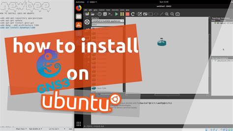 how to install gns3 on ubuntu youtube