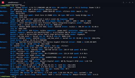 essential system tools inxi cli system information tool linuxlinks