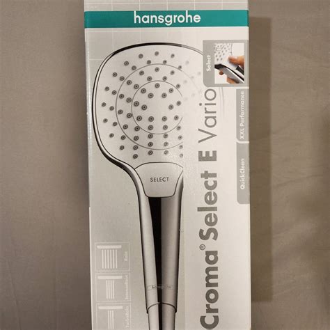 全新現貨 Hansgrohe Croma Select E Vario 26812400 花灑 Hand Shower 德國制造） 傢俬