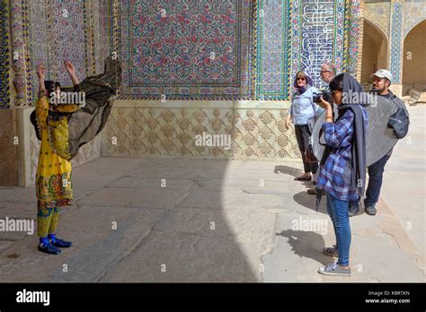 Fars Province Shiraz Iran 19 April 2017 A Photo Shoot In The Open
