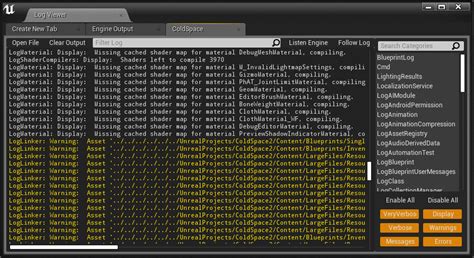 log viewer in code plugins ue marketplace