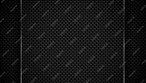 Fondo De Textura De Fibra De Carbono Negro Vector Gratis