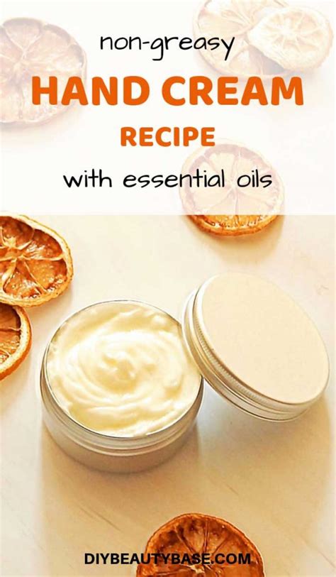 Non Greasy Diy Hand Cream That Your Hands Will Love Diy Beauty Base