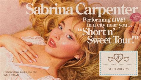 Sabrina Carpenter Short N Sweet Tour Scotiabank Arena