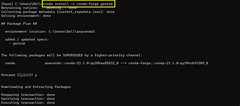 modulenotfounderror no module named gensim [solved]