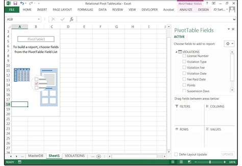 create excel reports from multiple spreadsheets with multi