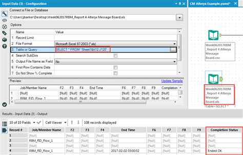 solved input data tool not picking up one of my columns alteryx