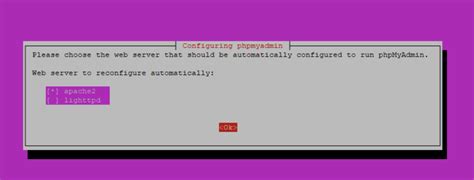 installare phpmyadmin per apache su ubuntu 18 04 4 lts