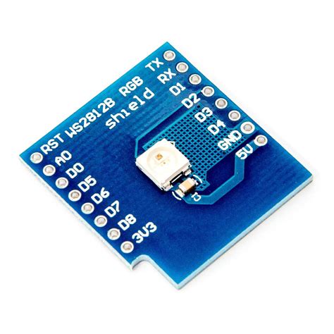 rgb led shield för wemos d1 mini invize ab