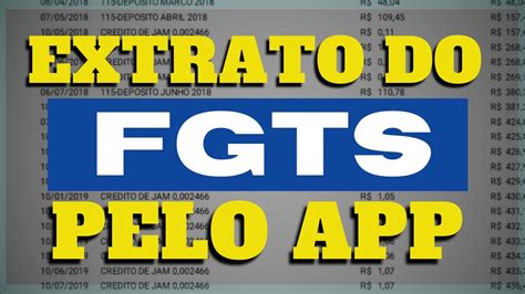 Extrato Fgts Pelo App 2024 Como Tirar O Extrato Do Fgts Pelo