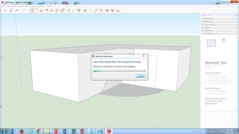 sketchup application stopped working sketchup sketchup community