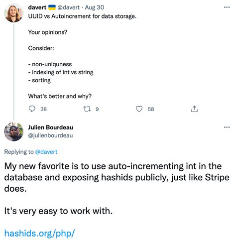 using hashid with laravel instead of uuid