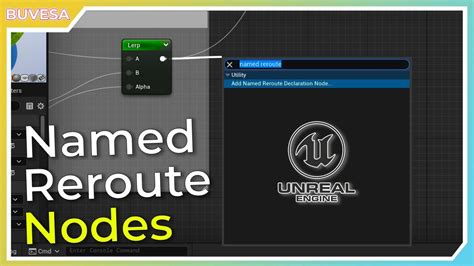 named reroute nodes order your ue5 projects youtube