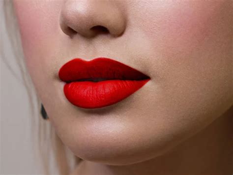 Sexual Full Lips Natural Gloss Of Lips And Womans Skin The Mouth Is