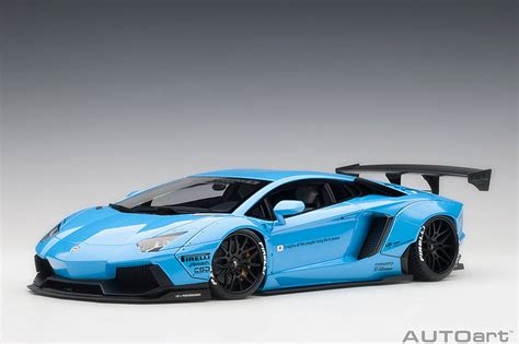 1 18 Lb Works Lamborghini Aventador Metallic Sky Blue