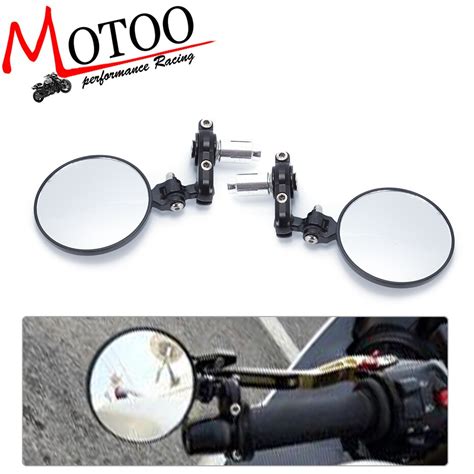 Motoo Free Shipping Motorcycle Bike 3 Round 7 8 Handle Bar End