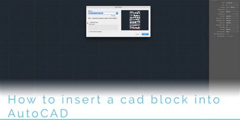 how to insert a block into autocad first in architecture