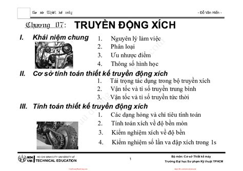 [pdf]nguyên Lí Chi Tiết Máy Đh Sư Phạm Kỹ Thuật Hồ Chí Minh