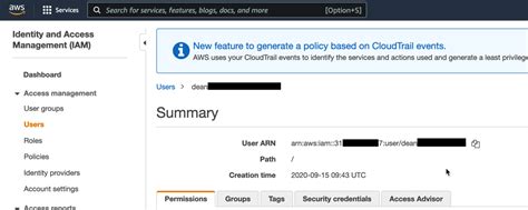 quick fix aws console current user or role does not have access to