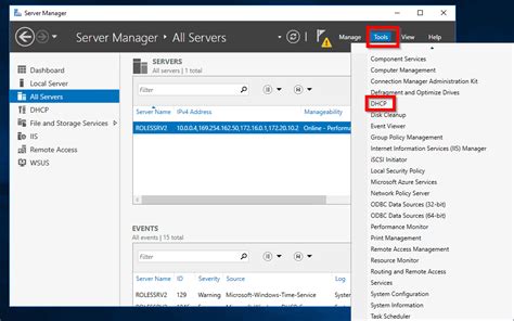 how to setup dhcp server 2016