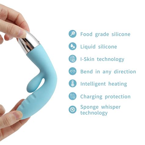 Newest Design Silicone Dual Motor Dildo Vibrator Sex Toy G Spot