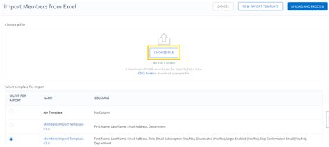 how do i bulk import members into my account using excel