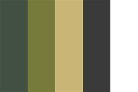 ww2 common uniform colors color palette