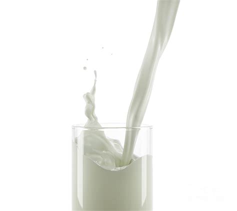 Pouring Milk Into A Glass With Splash 3 By Leonello Calvetti Science