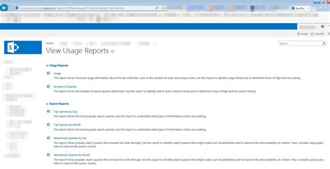 guidesharepoint enabling usage report sharepoint 2013