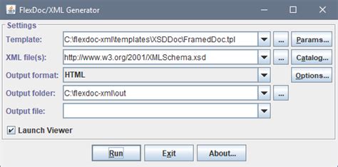 flexdoc xml xmlspy integration