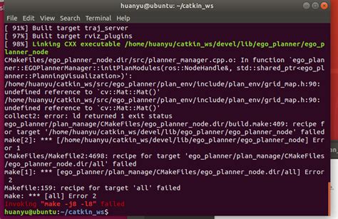 undefined reference to `cv mat mat · issue 16 · zju fast lab ego