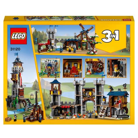 Lego Creator 31120 Medieval Castle 3 In 1 Toys Set Smyths Toys Uk