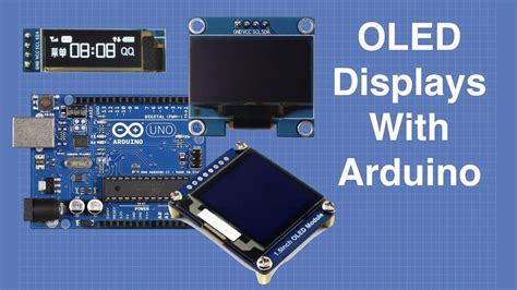 oled displays with arduino i2c and spi oleds youtube
