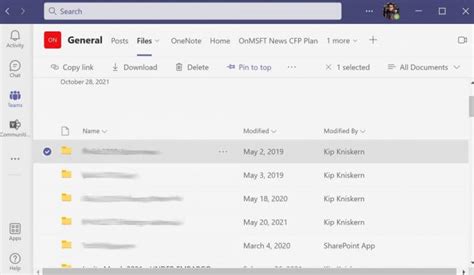 how to pin a file in microsoft teams