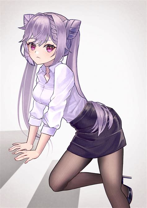 Safebooru 1girl Absurdres Alternate Costume Arm Support Bangs Bent