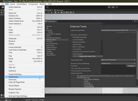 missing generate all csproj files in unity 2020 3 unity answers