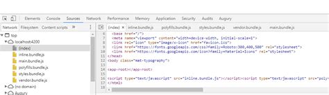 webpack angular 5 white screen of death stack overflow