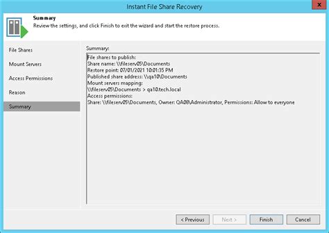 Step 6 Finish Working With Wizard Veeam Backup Guide For Vsphere