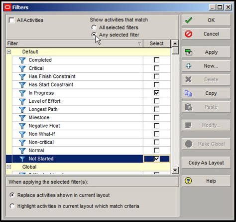 primavera p6 displaying total float of activities on the gantt chart