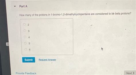 Solved Part A The Following Reaction Affords Elimination