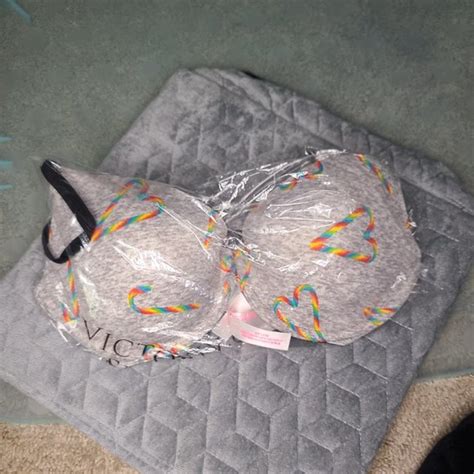 Pink Victorias Secret Intimates And Sleepwear Pink Rainbow Candy Bra