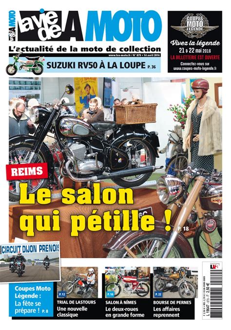 La Vie De La Moto N° 879 Du 14 04 2016 La Boutique Du Collectionneur