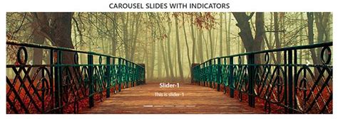 how to create carousel slider in bootstrap 4