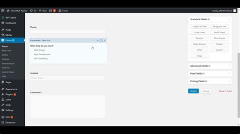 gravity forms editing a form youtube
