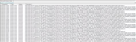 extracting data from the event payload from evtx event logs with x