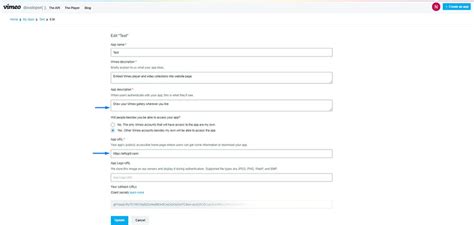 how to use vimeo api get api key embed video add custom player